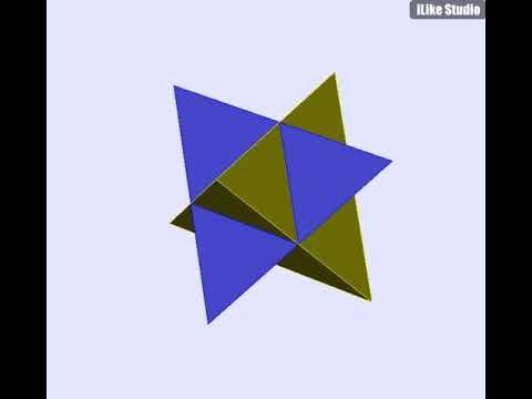 Stellated octahedron - YouTube