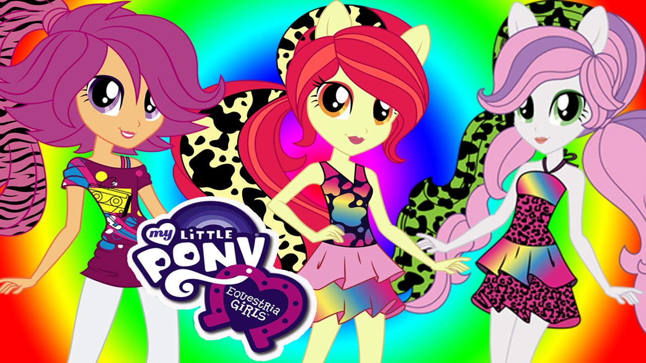 Equestria Girls Wild Rainbow Styles & Fashion Games - YouTube