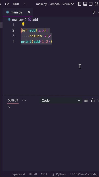 Python Lambda Function Python Programming Coding Youtube
