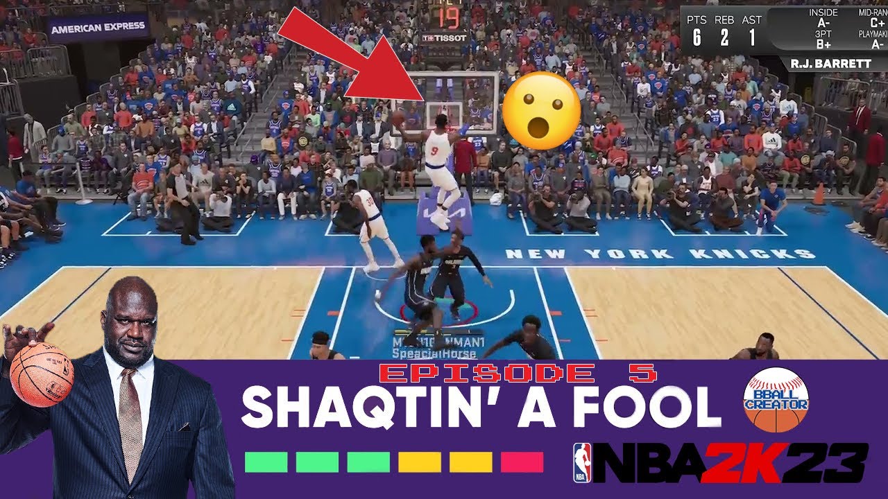 Shaqtin' A Fool: The Most Insane Aerial Move in #NBA2K23 😮 - YouTube