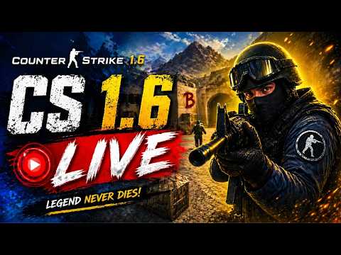 🔴 WELCOME TO THE CS 1.6 LIVE GAMEPLAY | OBSCURONX