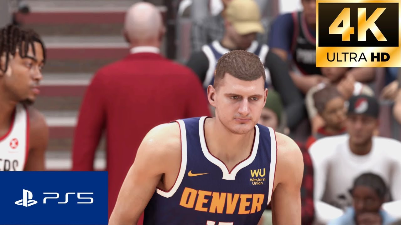 NBA 2K23 Denver Nuggets Vs Trail Blazers-(PS5) 4KHD 60FPS Gameplay ...