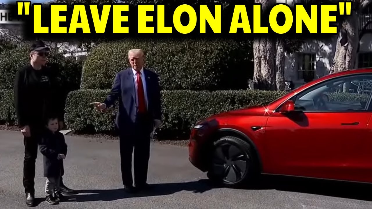 As TESLA Stocks Crash Trump Does PR Damage Control - FULL - YouTube