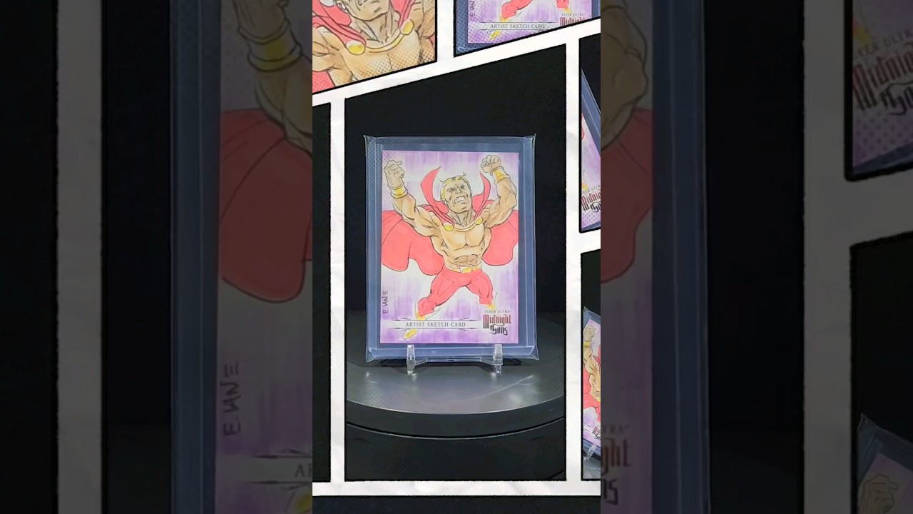 Fleer Ultra Midnight Sons, Artist Sketch card; Damion Hellstrom. Artist ...