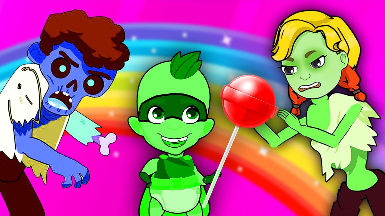 Zombie Epidemic Song 😨 Zombies Love Lollipops | Funny Kids Songs And ...