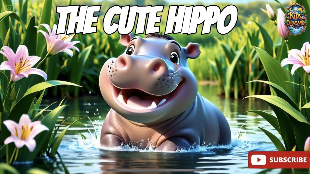The Cute Hippo - Children's song - YouTube