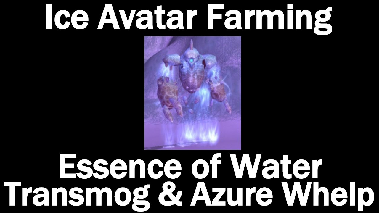 Winterspring Ice Avatars! Essence of Water, Transmog, and Azure ...