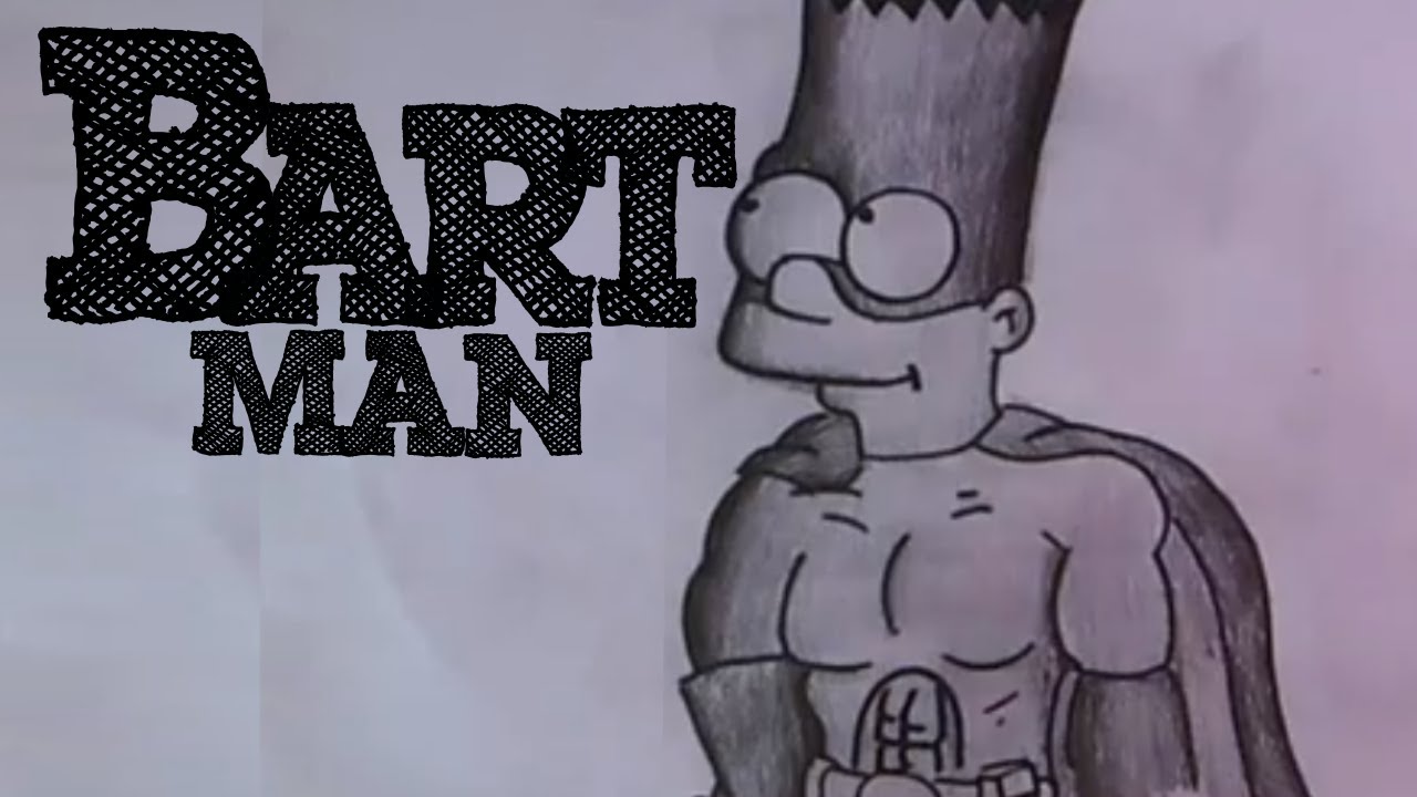 Drawing: BARTMAN (The Simpsons) - HD - YouTube