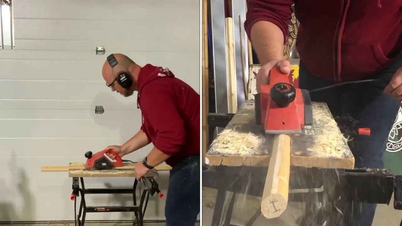 Duke Ivar SCA Rattan Sword Build - YouTube