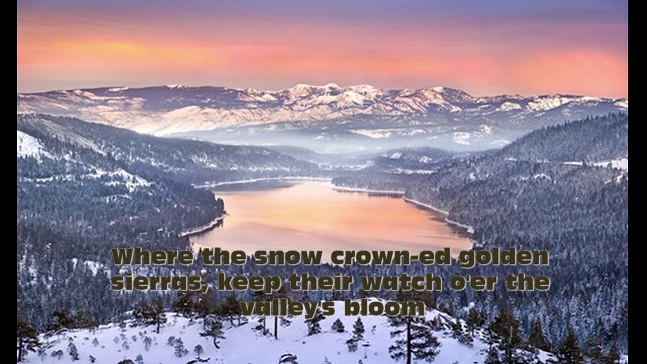 I love you california, State song, fun. - YouTube