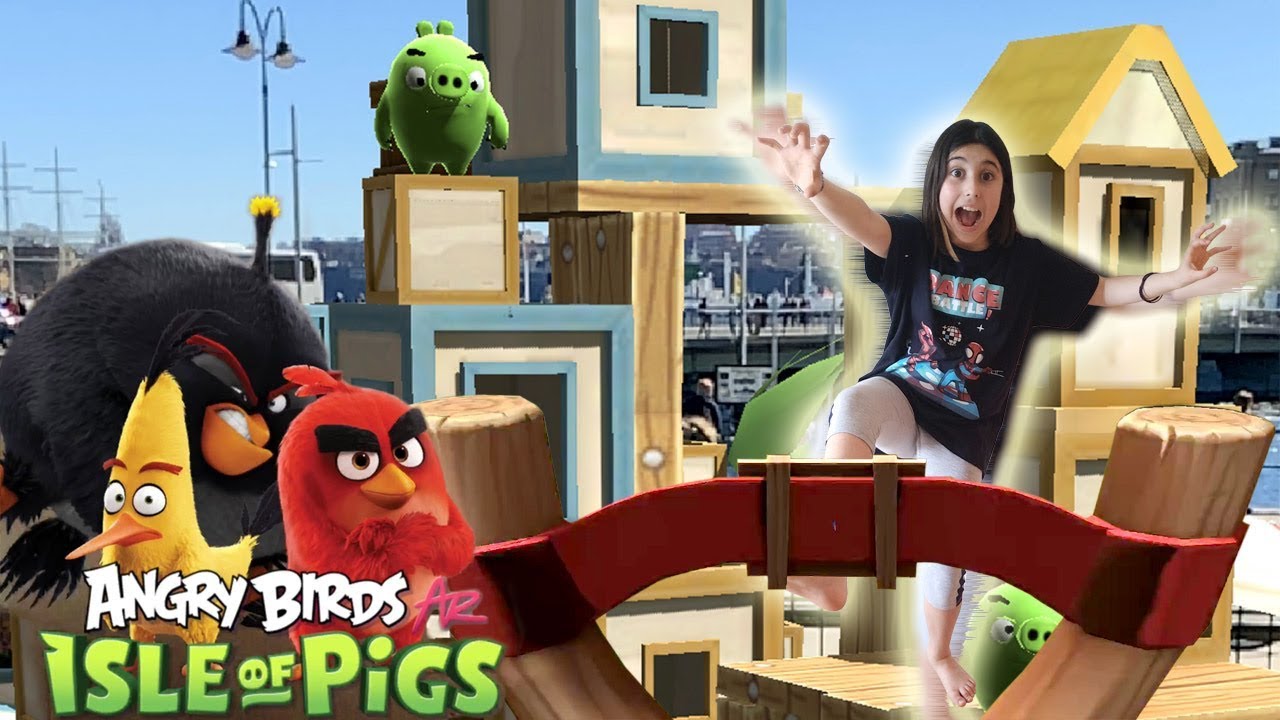Angry Birds AR Isle of Pigs iOS primer gameplay - YouTube
