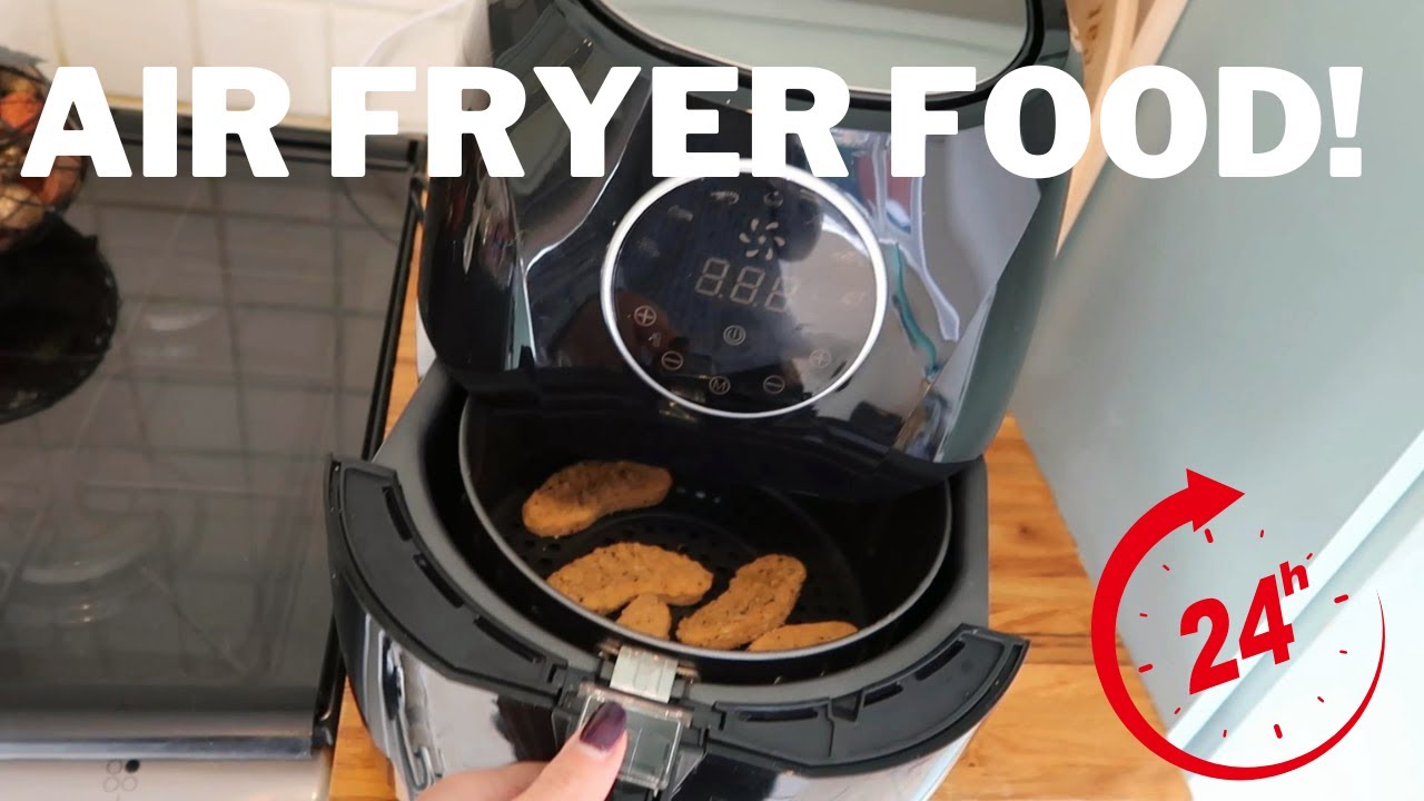 Eating AIR FRYER Food for 24 HOURS!! - YouTube