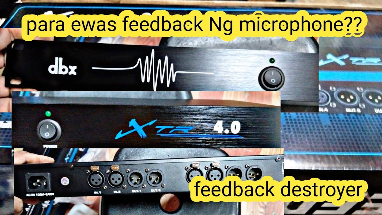 para Wala Ng feedback Ang microphone mo, dbx feedback destroyer review ...