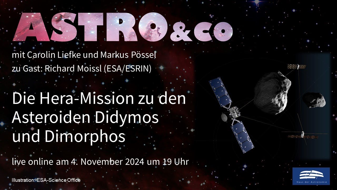 Die Hera-Mission zu den Asteroiden Didymos und Dimorphos - YouTube