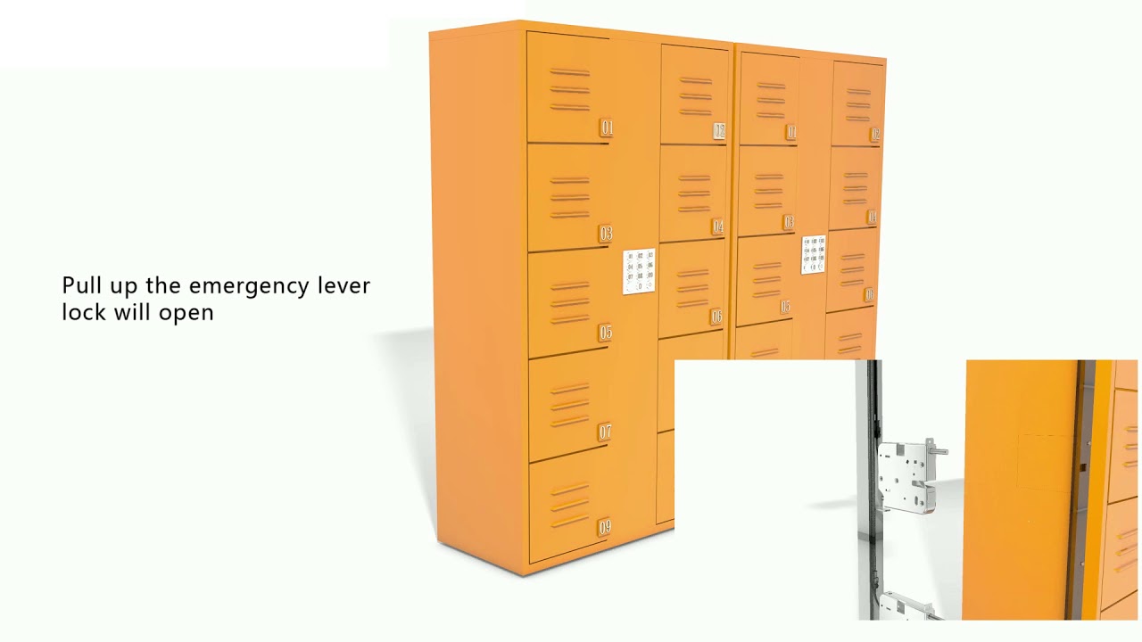 KERONG LOGISTICS EXPRESS PARCEL LOCKER LOCK - YouTube