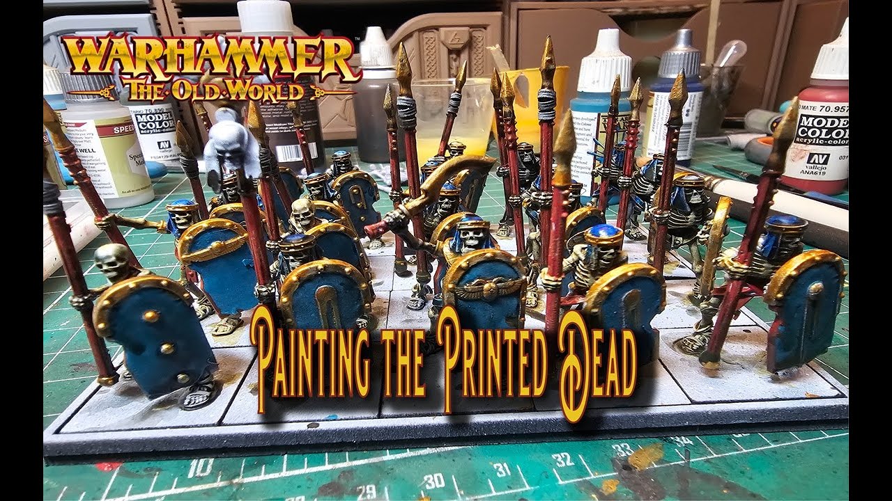 Painting The Resin Dead - YouTube