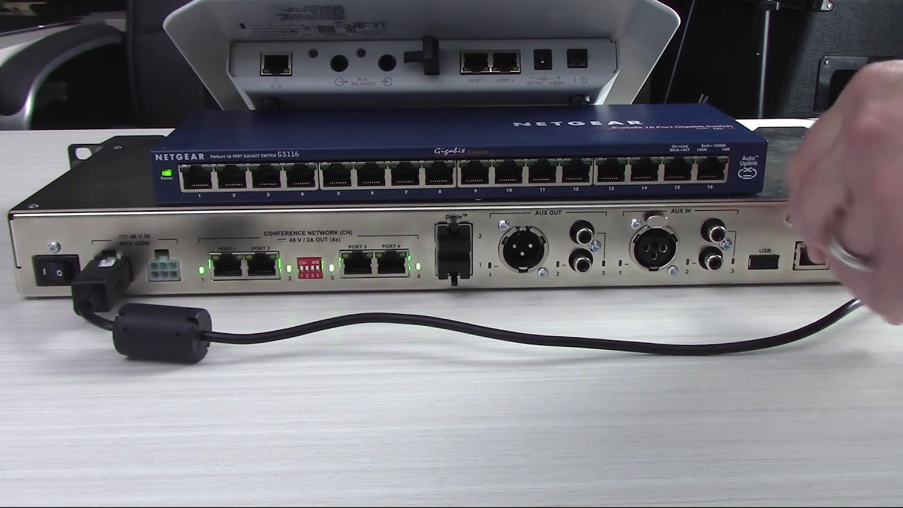 Televic Confidea Wired & Wireless Connections (tutorial) - YouTube