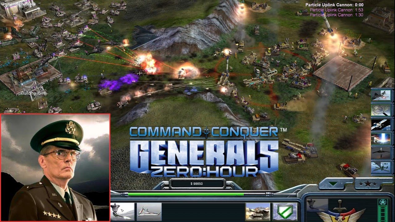 Laser Show by General Pinpoint Townes | C&C Zero Hour Skirmish Gameplay ...