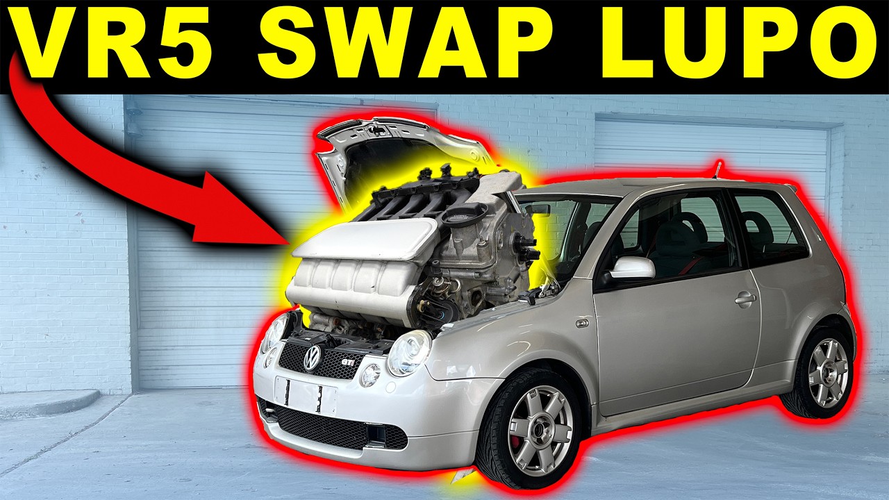 Swapping a VR5 Engine Into a Volkswagen Lupo GTI - YouTube