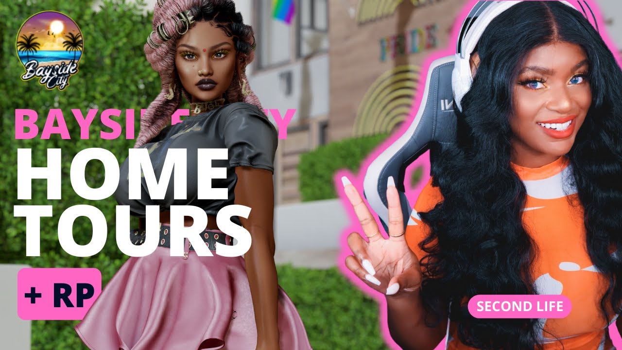 Bayside City Home & Business Tours - Second Life Role Play - YouTube