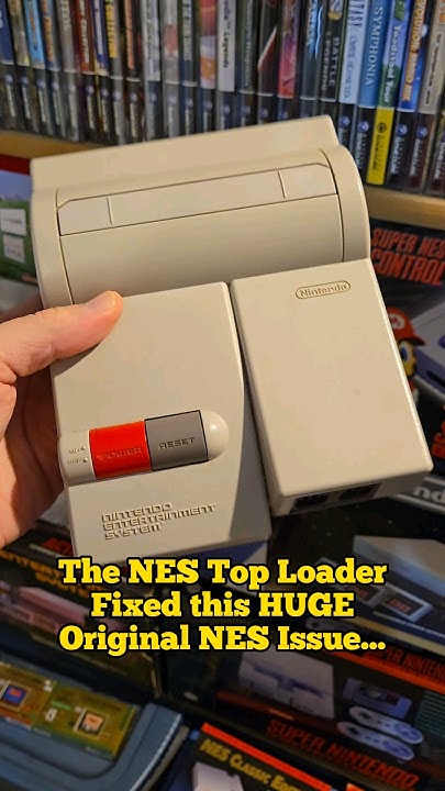 The NES Top Loader Fixed this Original NES Issue... #nintendo #nesgames #nes - YouTube