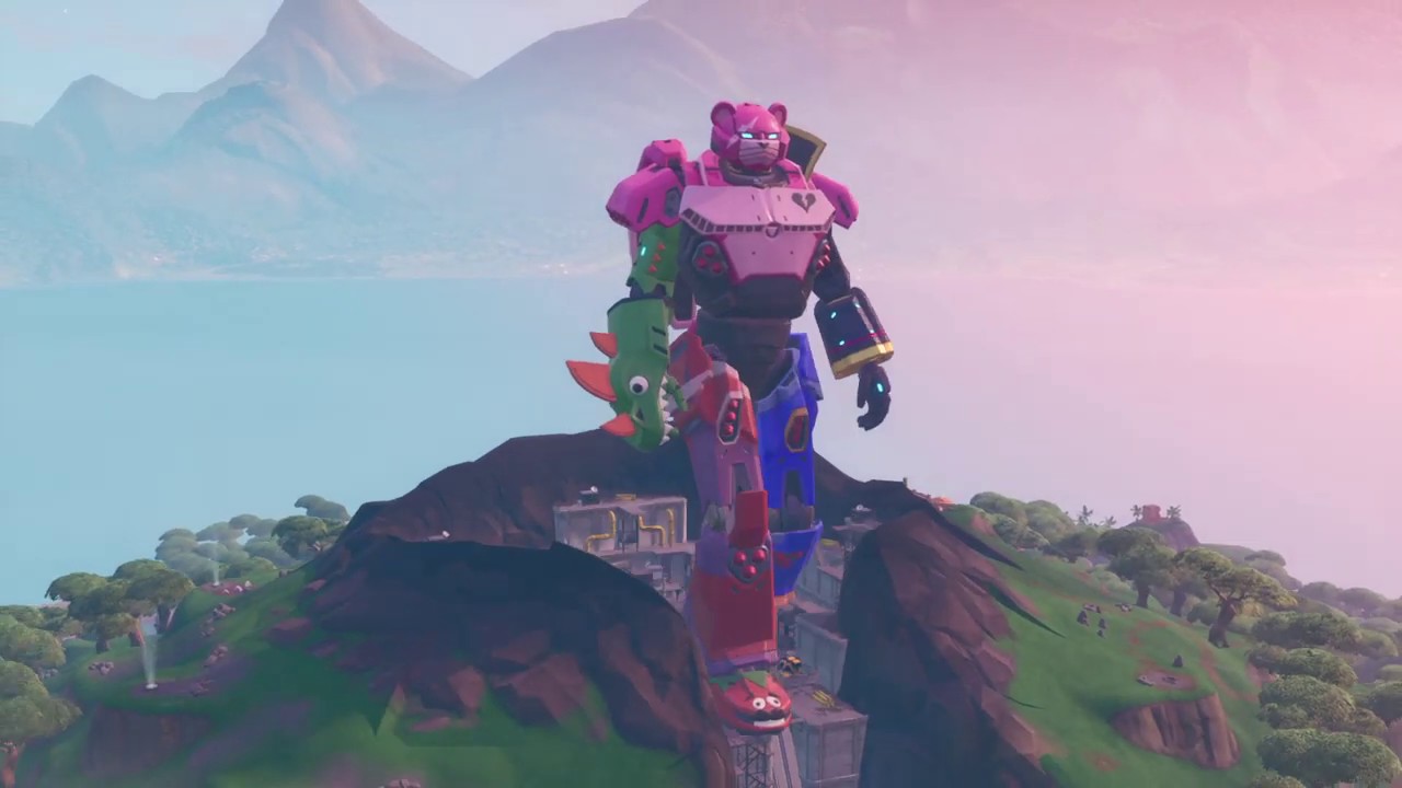 Update|NEW Fortnite Cattus Doggus Monster Mech Battle - YouTube