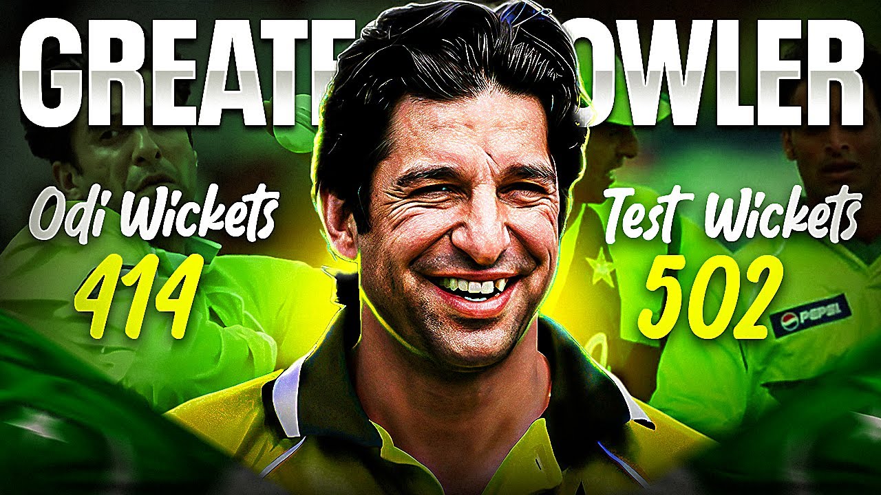 Wasim Akram is the GREATEST Left Arm Bowler Ever? - YouTube