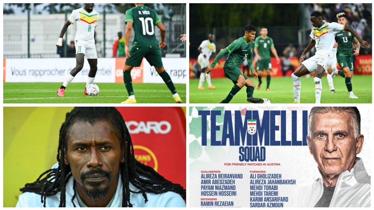 🦁Match Pathé Ciss et Pape Matar, coaching de Cissé, Sénégal vs Iran ...