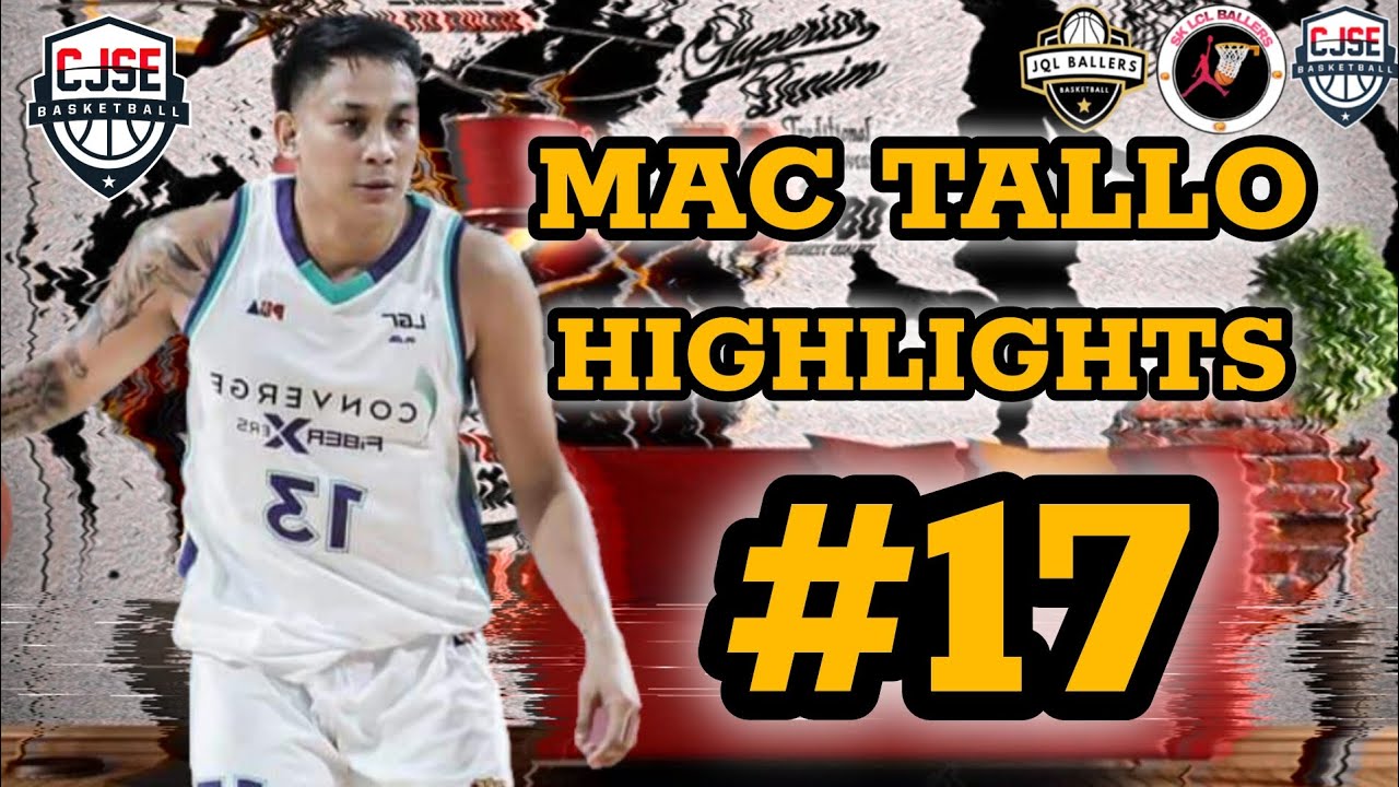 PBA PLAYER 𝗠𝗔𝗖 𝗧𝗔𝗟𝗟𝗢 𝗛𝗜𝗚𝗛𝗟𝗜𝗚𝗛𝗧𝗦 - YouTube