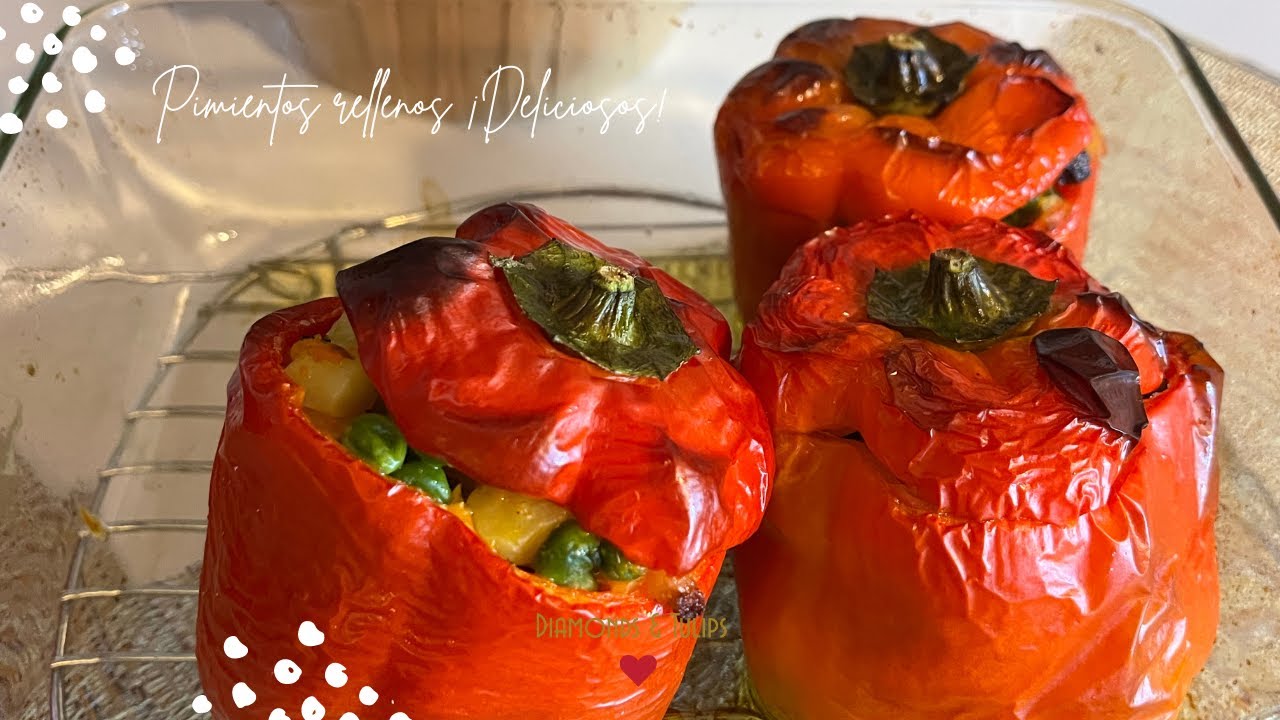 Pimientos rellenos ¡Deliciosos! -Stuffed peppers Delicious! - YouTube