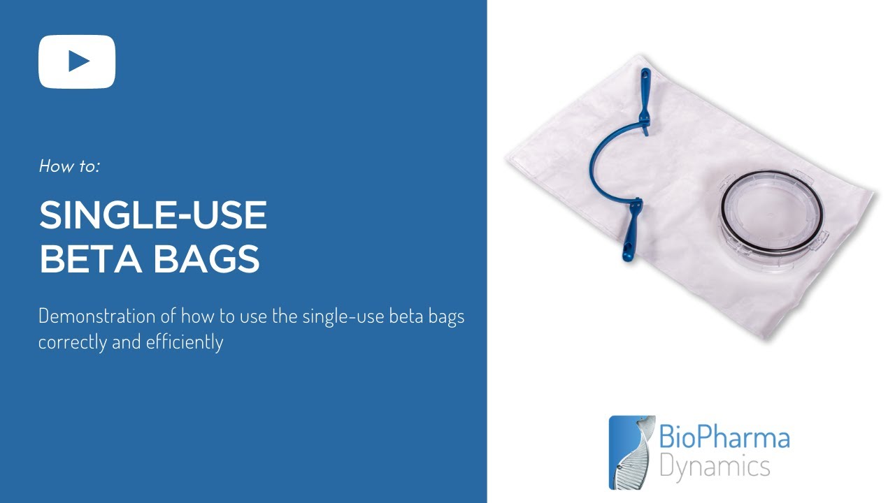 CRL Single Use Beta Bag | How to Use Handle - YouTube