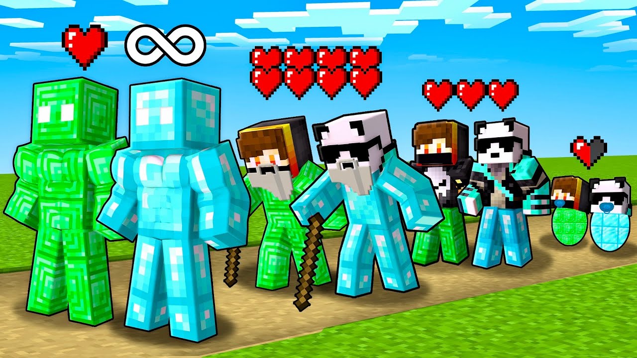 BIRTH to DEATH of DIAMOND & EMERALD in Minecraft! - YouTube