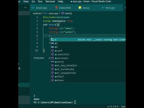 concatenate two string in another string in c++ easy method # ...