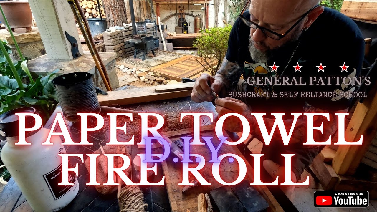 Paper Towel Fire Roll - D.I.Y. - YouTube