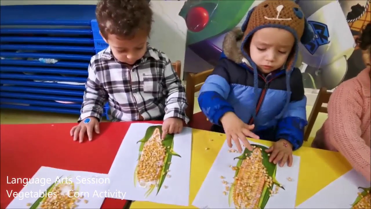 Language arts session - corn activity - YouTube