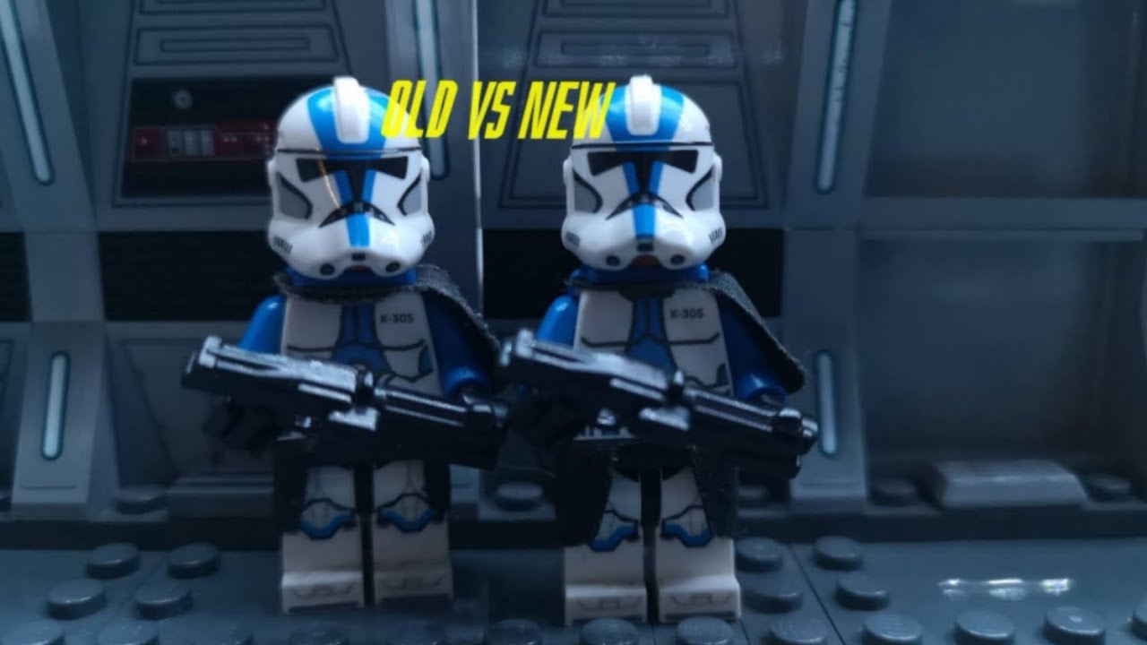 Lego Clone_K305 minifigure Old VS New - YouTube