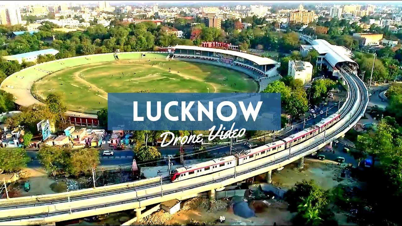 Lucknow city drone view | Uttar Pradesh | Lucknow city tour | City of ...