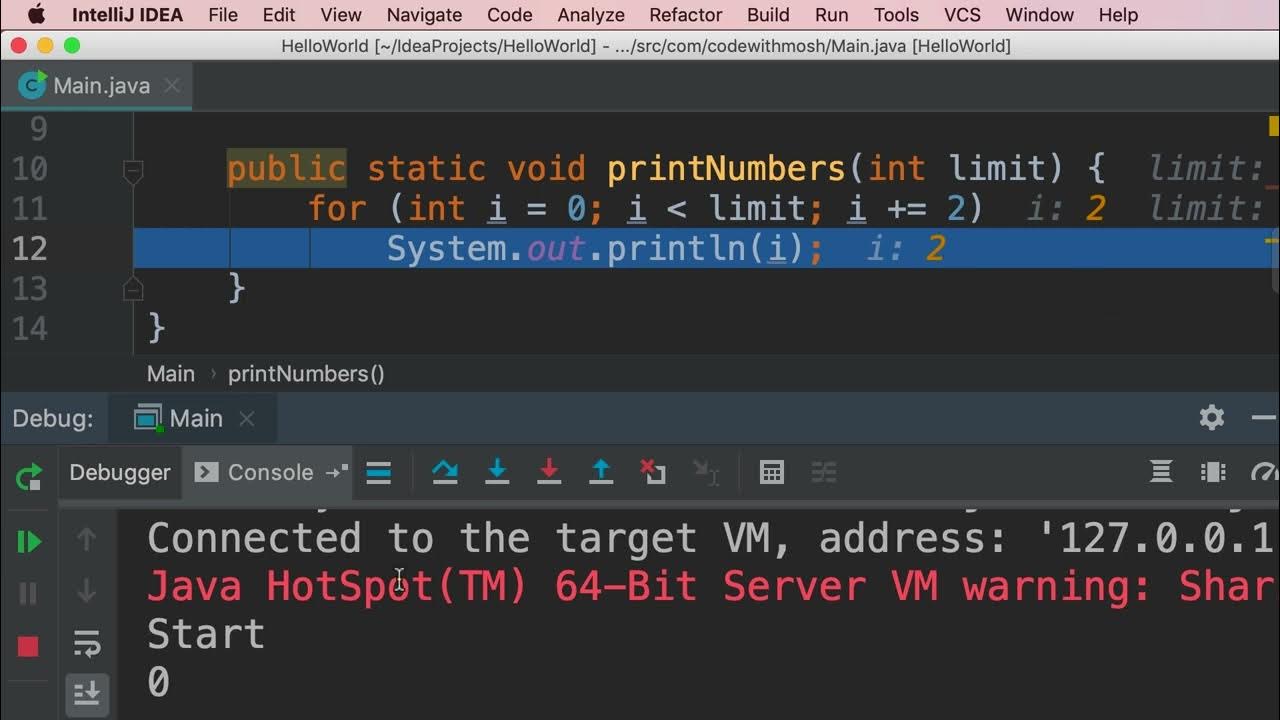 Java #55 - Debugging Java Applications [By Mosh Hamedani] - YouTube