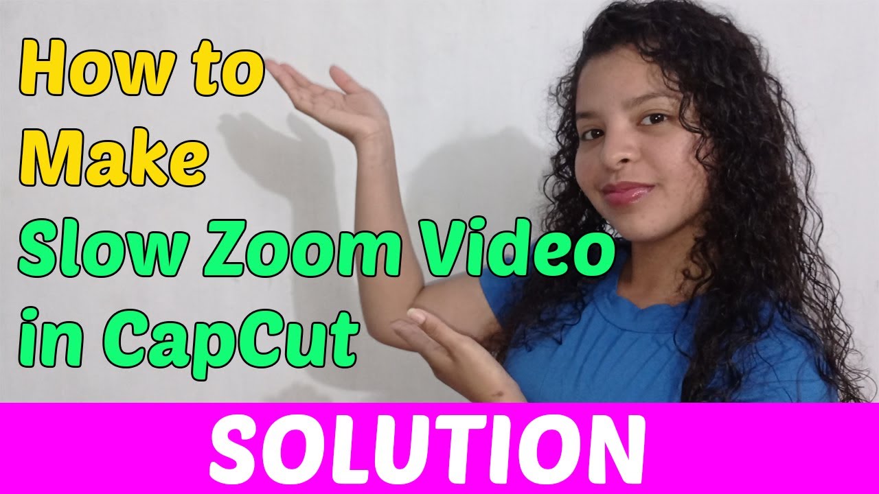 How to Make a SLOW ZOOM Video in CapCut [2023] - YouTube
