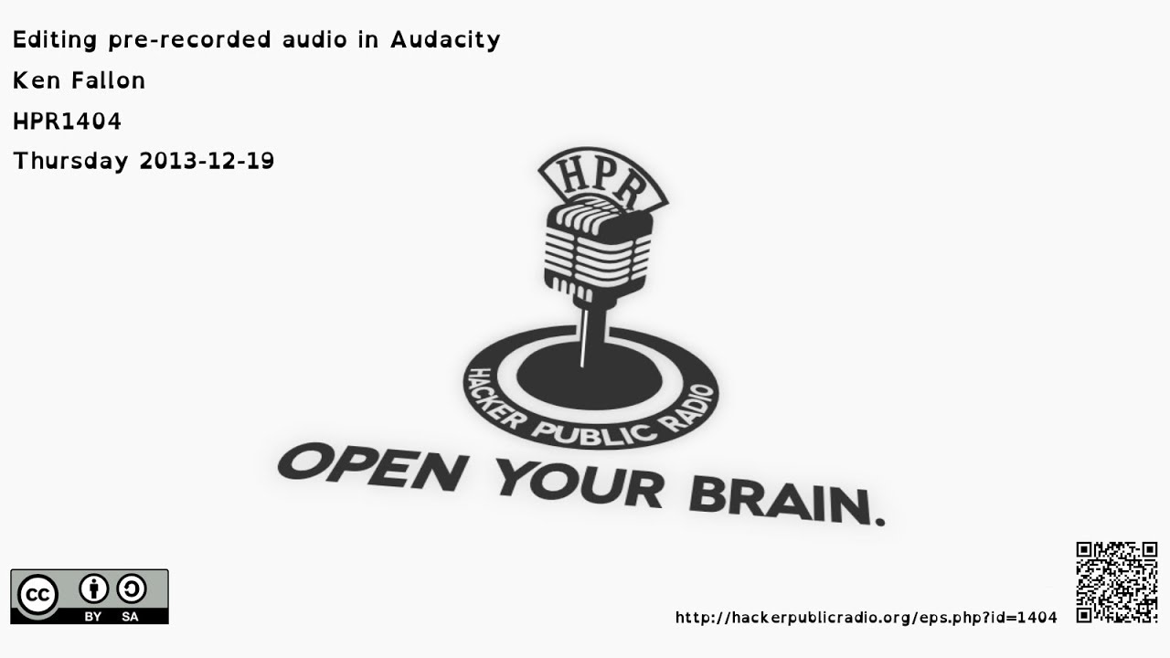 hpr1404 Ken Fallon Editing prerecorded audio in Audacity CCBYSA - YouTube