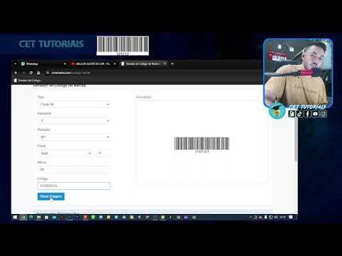 COMO GERAR CÓDIGO DE BARRAS? - YouTube