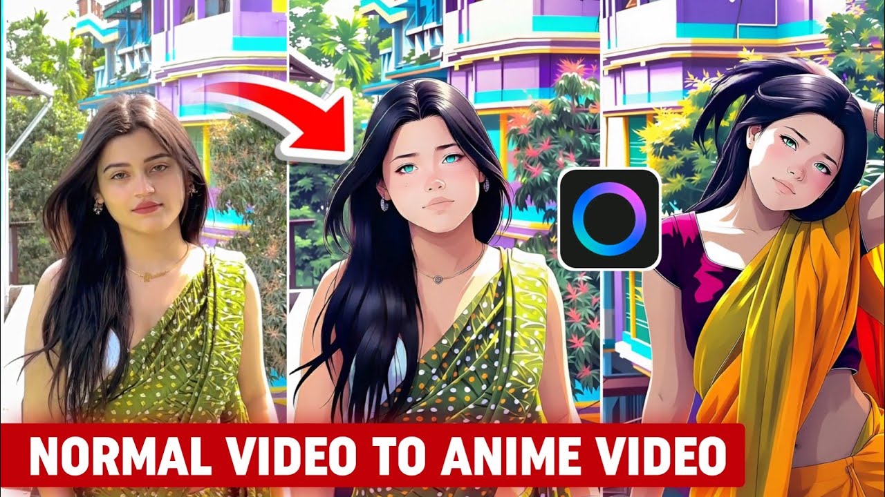 Anime Video Kaise Banaye FREE | How To Convert Normal Video Into Anime ...
