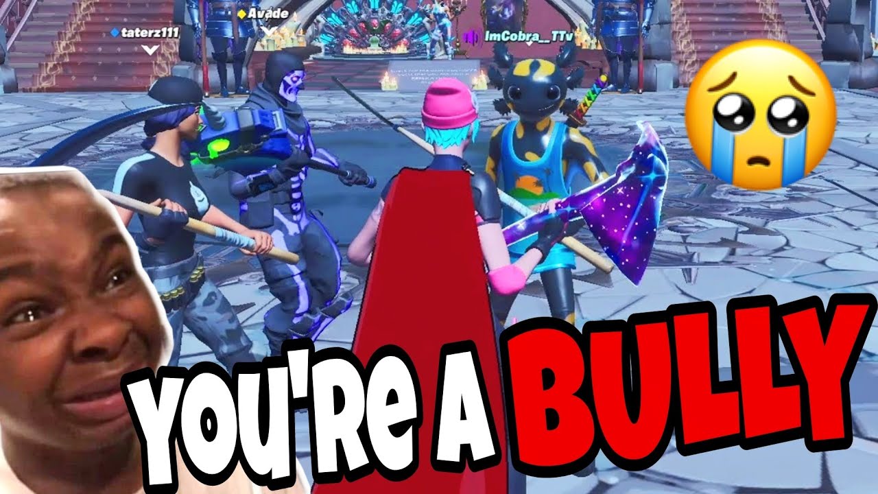WE HELPED A CRYING KID get *REVENGE* ON HIS TOXIC BULLY!! 😡 (fortnite ...