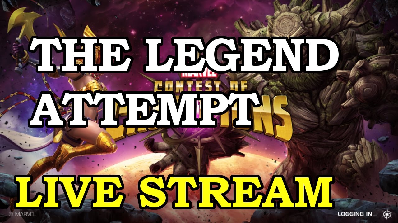 The Legend Attempt | Marvel Contest of Champions Live Stream - YouTube