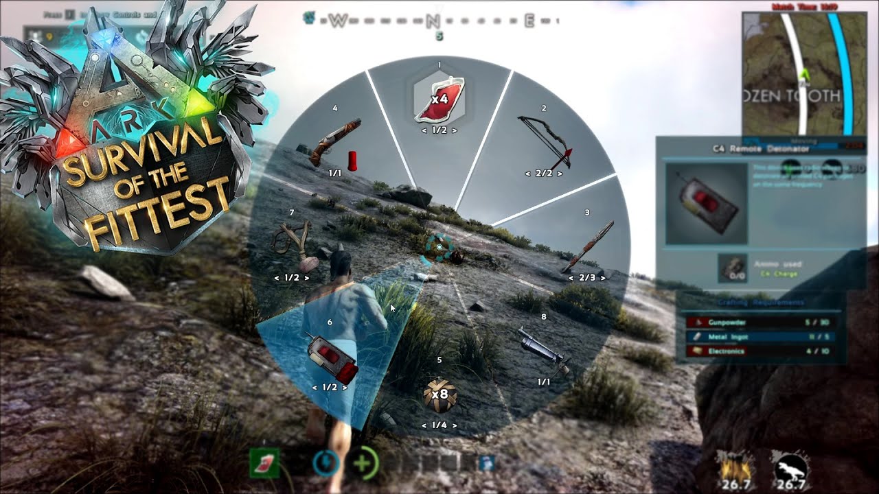 Using almost all my inventory to survive in SotF - ARK: Survival of the ...