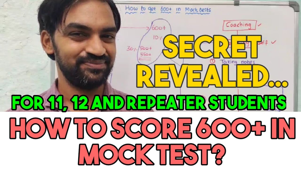 Secret revealed to get 600+ marks in Mock tests - YouTube