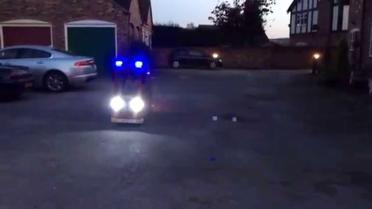 Converted mobility scooter Fire Engine - YouTube