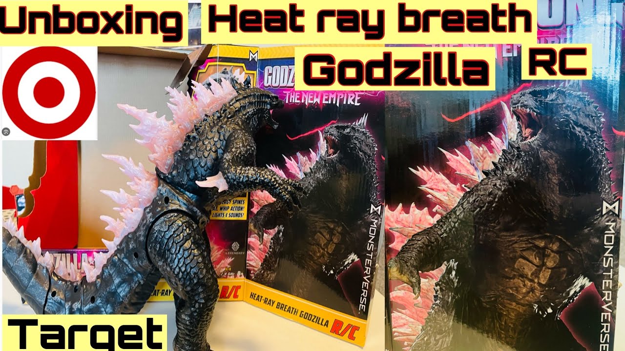 Unboxing Heat Ray Breath Godzilla RC from Target store #godzilla ...