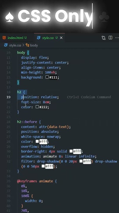 Hiệu ứng Chuyển động Văn Bản Css Shorts Coding Programming Code