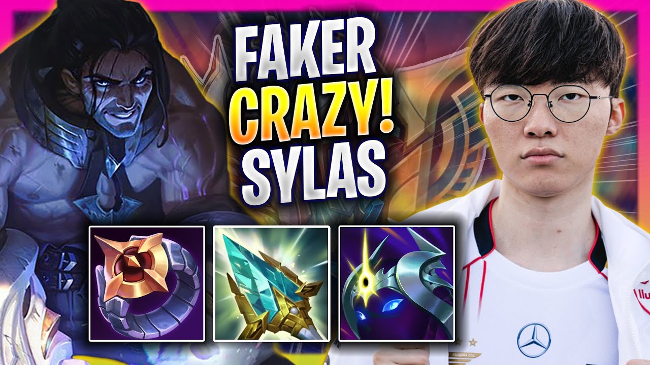 FAKER CRAZY GAME WITH SYLAS! - T1 Faker Plays Sylas MID vs Irelia ...